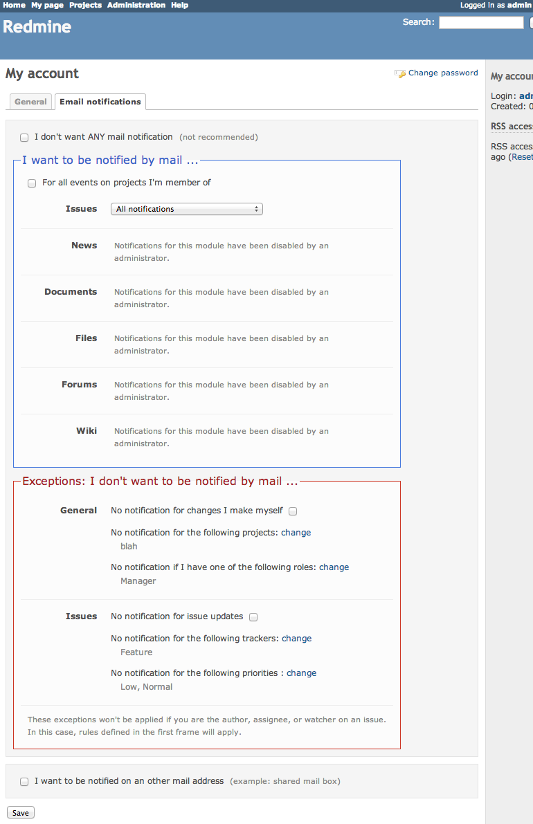 GitHub - jbbarth/redmine_notification_center: WORK IN PROGRESS - Adds various fine-grained ...